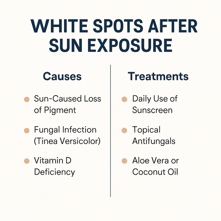 White Spots After Sun Exposure: Causes & Treatments – The Healthcare Diary